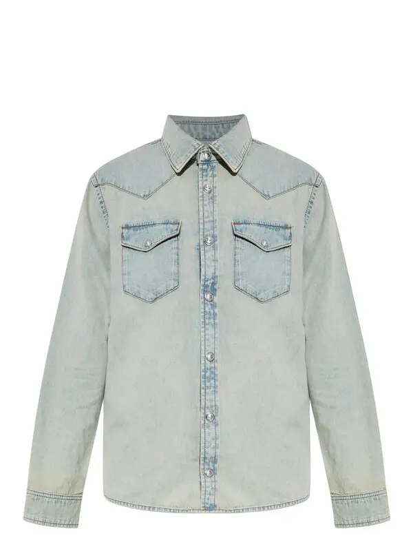 Zadig&Voltaire Saby Denim Shirt - Light Blue