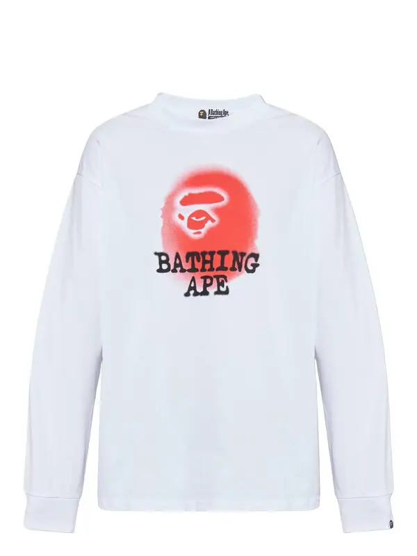 A BATHING APE T-shirt With Logo - White