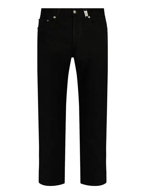 Alexander McQueen Jeans With Logo Detail - Black