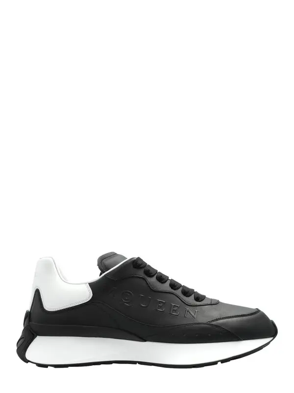 Alexander McQueen Sports Shoes With Logo - Black