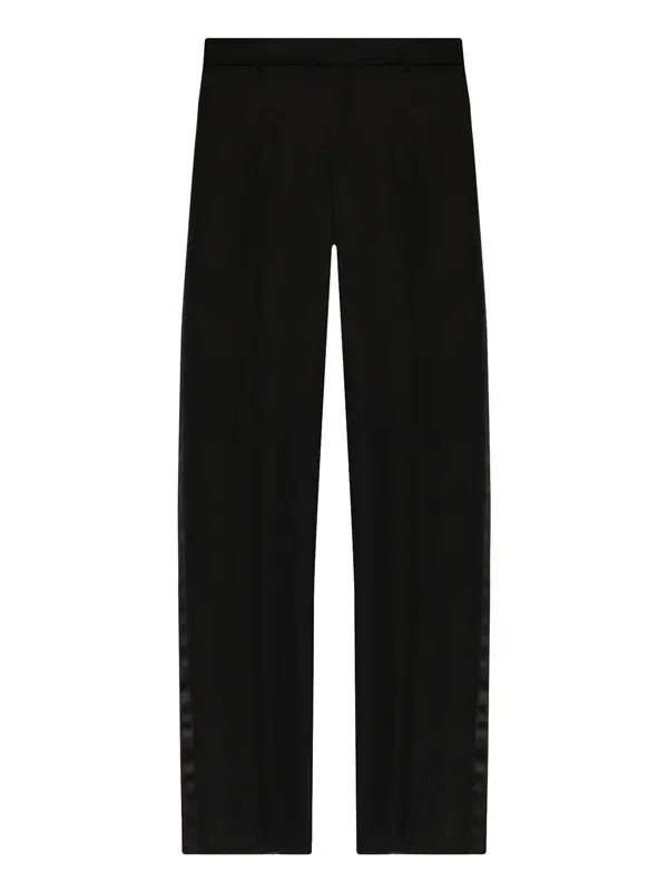 Alexander McQueen Wool Trousers - Black