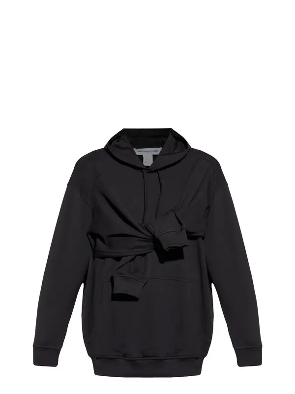 Comme Des Garçons Avant-garde Hoodie With "second Hoodie" Detail - Black