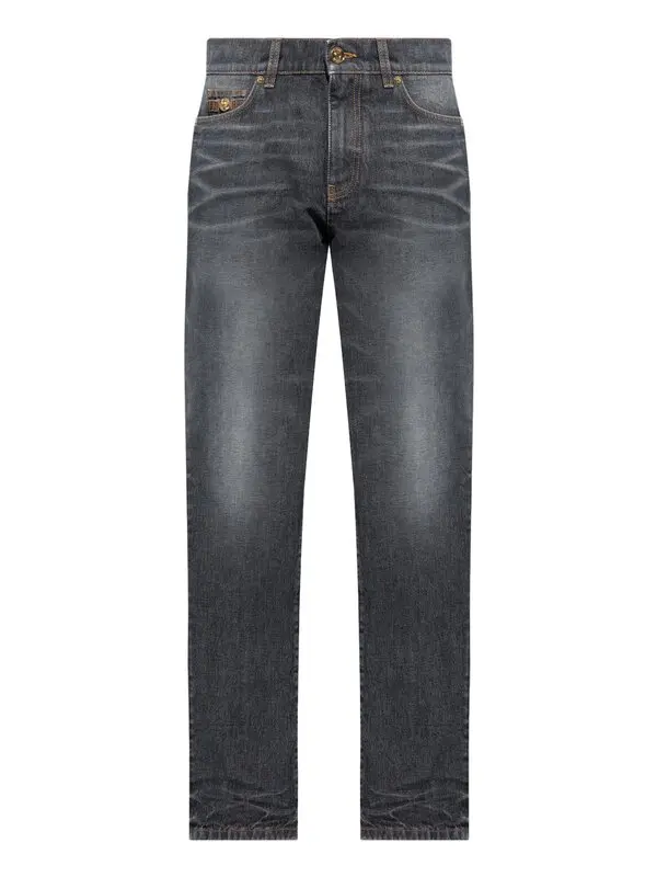 Versace Straight-leg Jeans - Grey