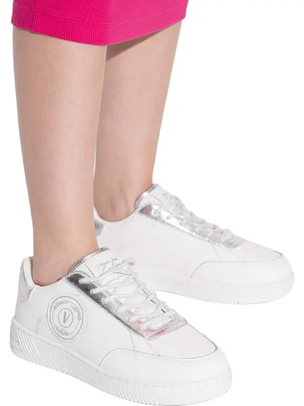 Versace Logo Sneakers - White