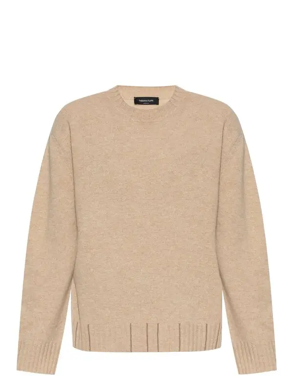Fabiana Filippi Wool, Cashmere, And Silk Sweater - Beige