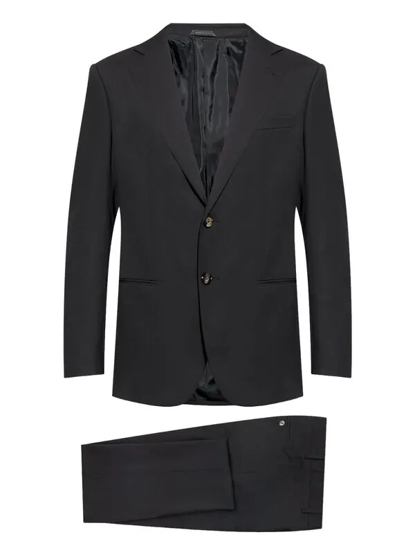 Giorgio Armani Wool Suit - Black