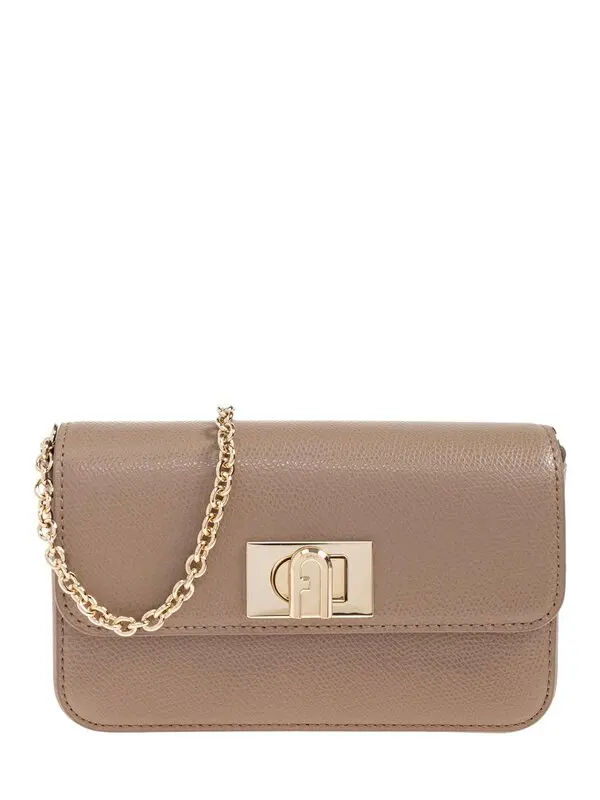 Furla 1927 Mini Shoulder Bag - Beige