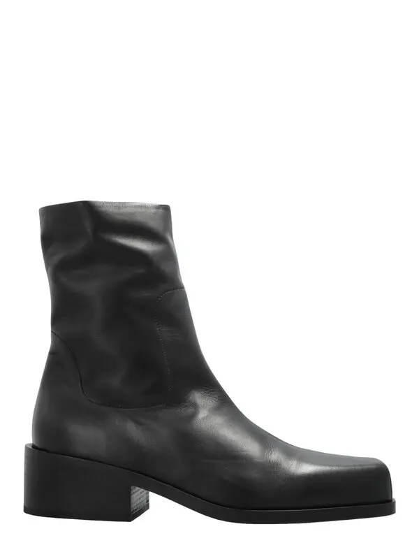 Marsèll Leather Ankle Boots - Black