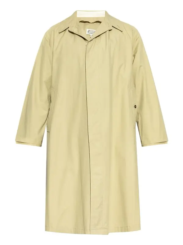 MAISON MARGIELA Cotton Trench Coat - Beige