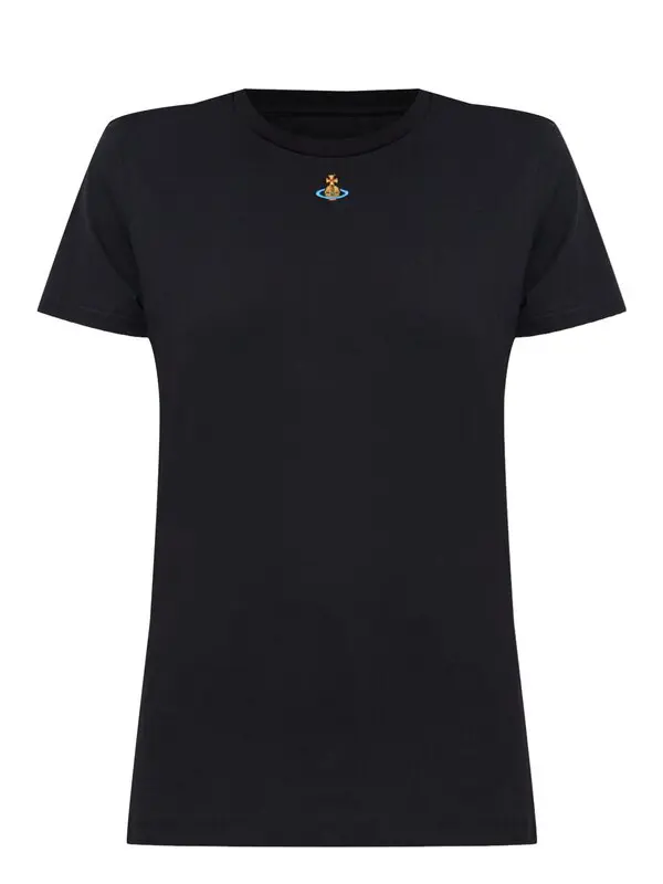 VIVIENNE WESTWOOD Logo T-shirt - Black
