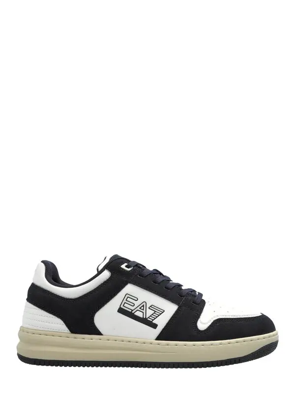 Emporio Armani Sports Shoes With Logo - White