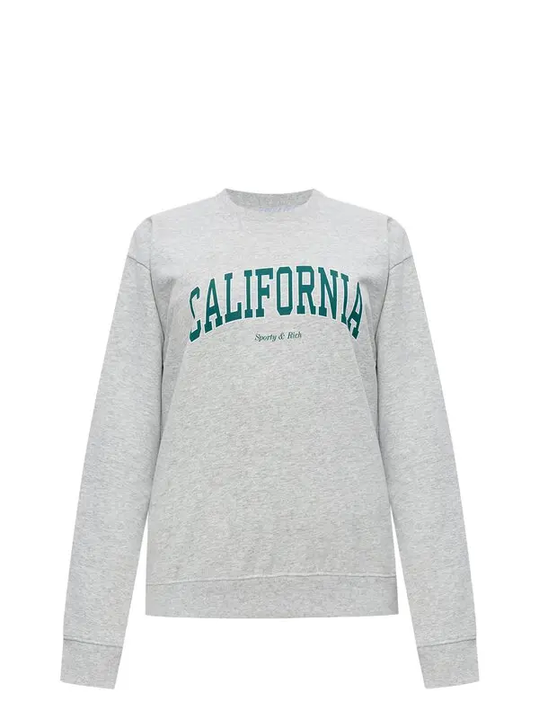 SPORTY & RICH California" Sweatshirt - Grey