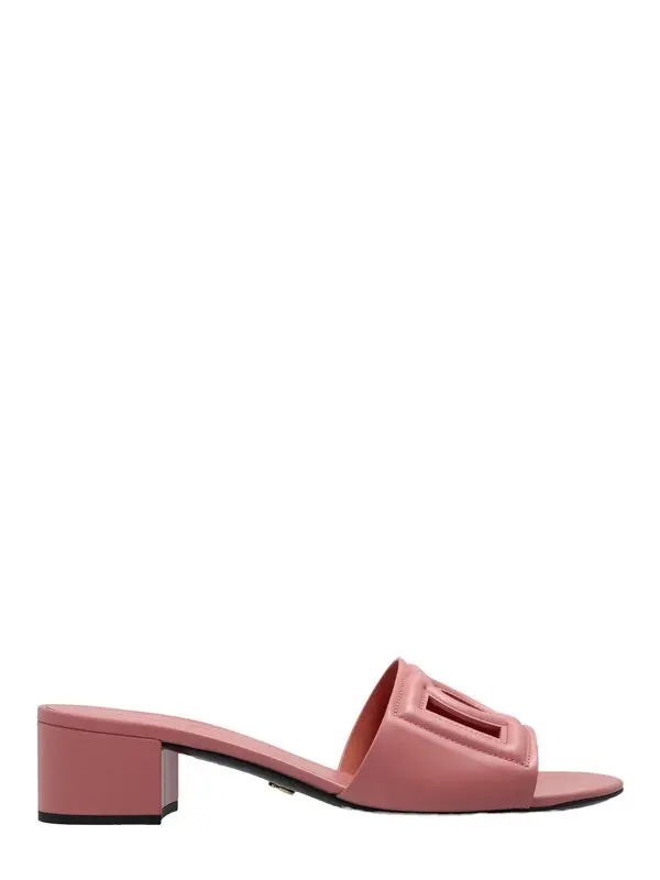 Dolce & Gabbana Heeled Mules - Pink