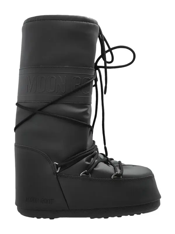 Moon Boot Icon Rubber Snow Boots - Black