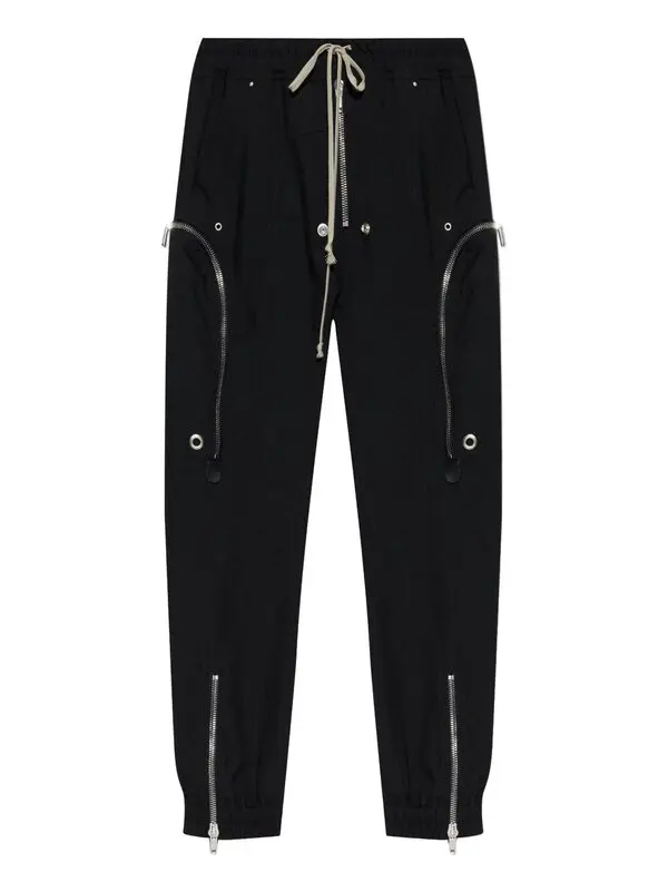 Rick Owens Wool Bauhaus Trousers - Black