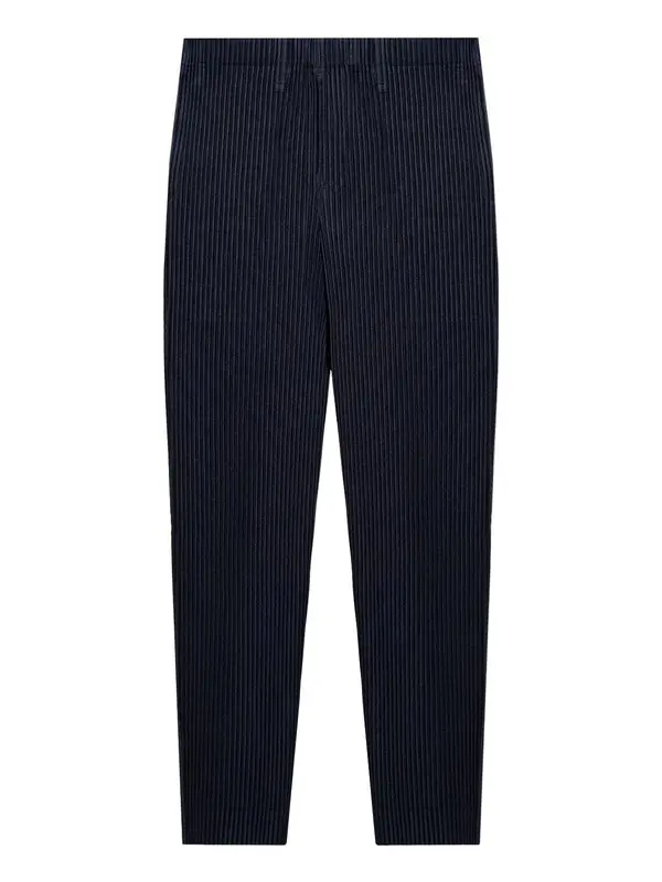 Issey Miyake Pleated Trousers - Navy Blue