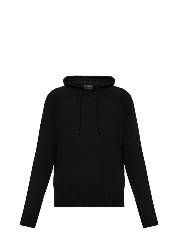 TOM FORD Cashmere Hoodie Sweater - Black