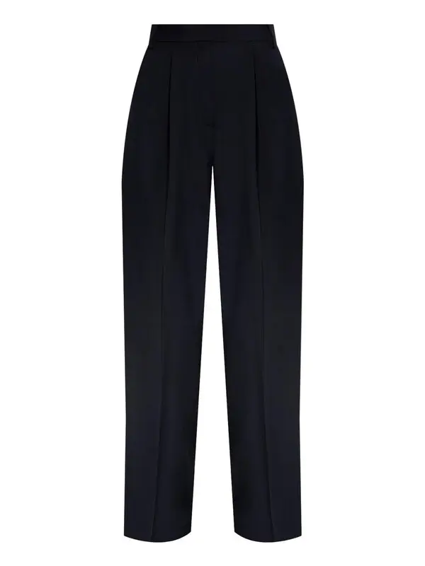 Officine Générale Wool Trousers - Navy Blue