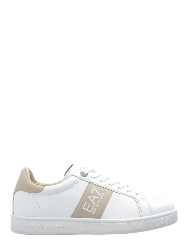 Emporio Armani Logo-emblazoned Sneakers - White
