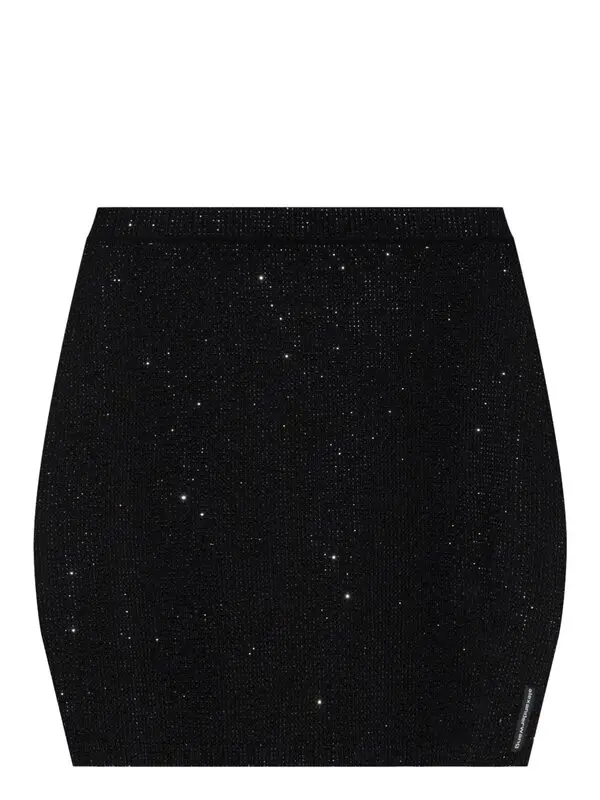 Alexander Wang Sequin Embellished Mini Skirt - Black