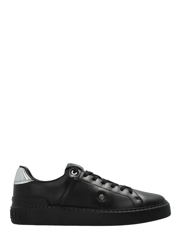 Balmain B-court Leather Sneakers - Black