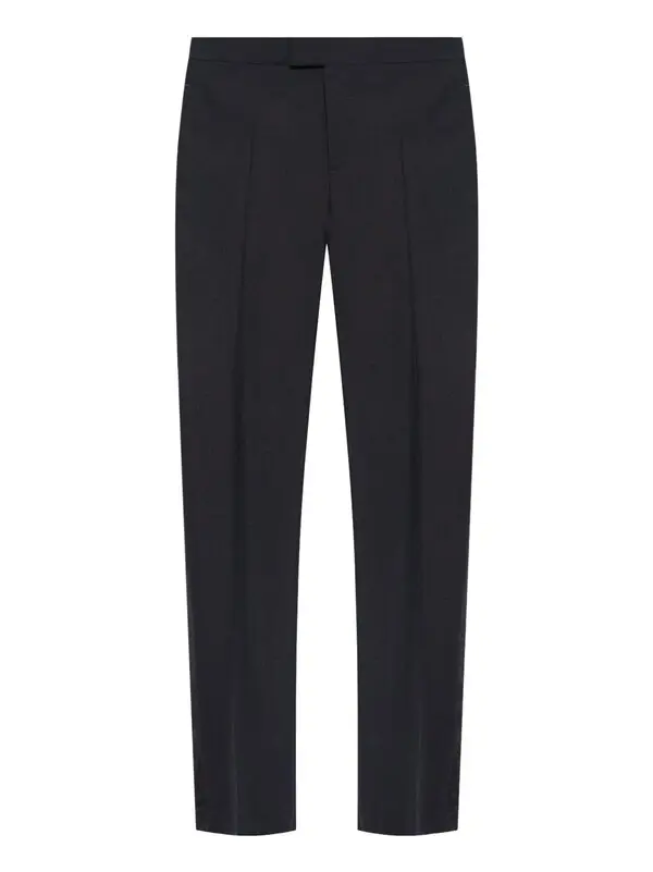 Versace Pleat-front Trousers - Black