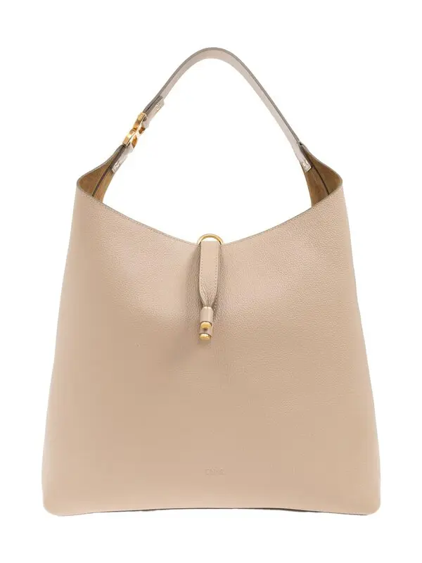 Chloé Marcie Hobo Shopper Bag - Beige