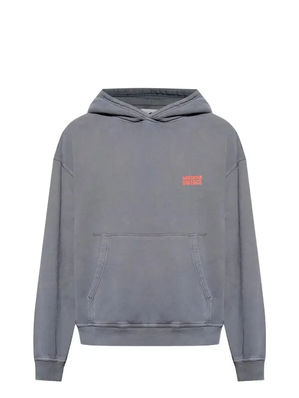 American Vintage Logo Sweatshirt - Grey