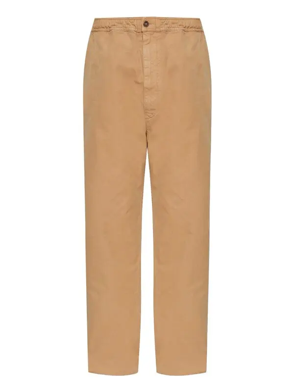 MAISON MARGIELA Logo Trousers - Beige