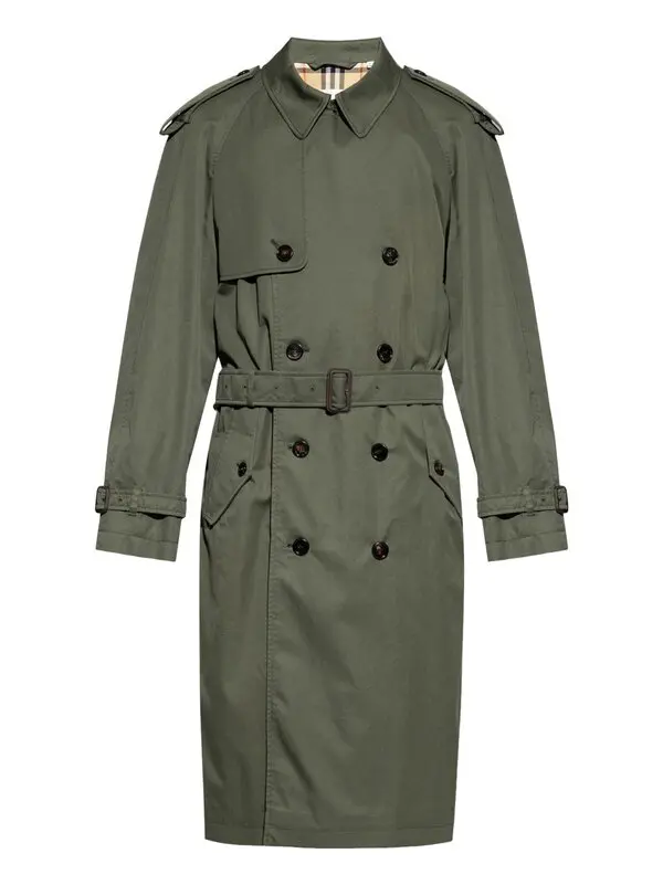 Burberry Highbury Trench Coat - Green