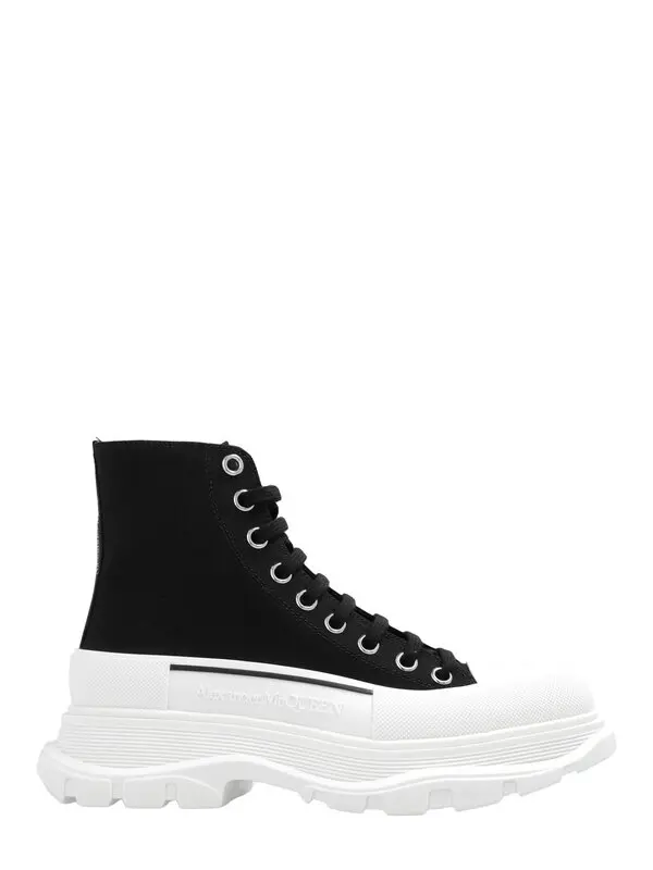 Alexander McQueen High-top Sneakers - Black
