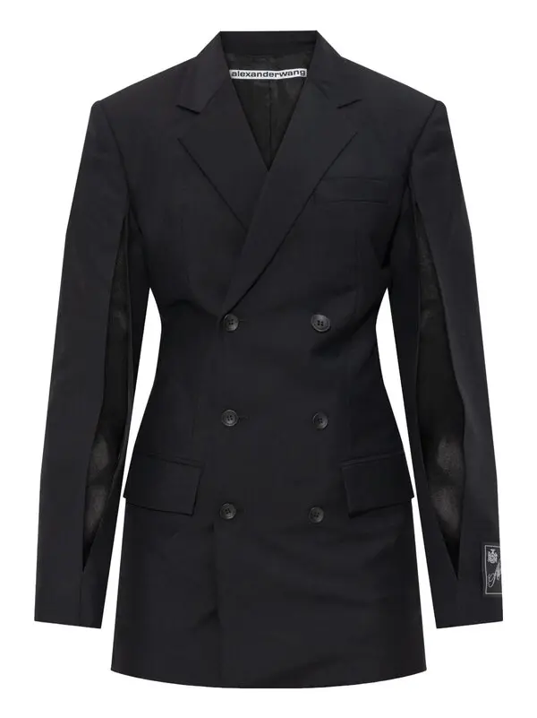 Alexander Wang Double-breasted Blazer - Black