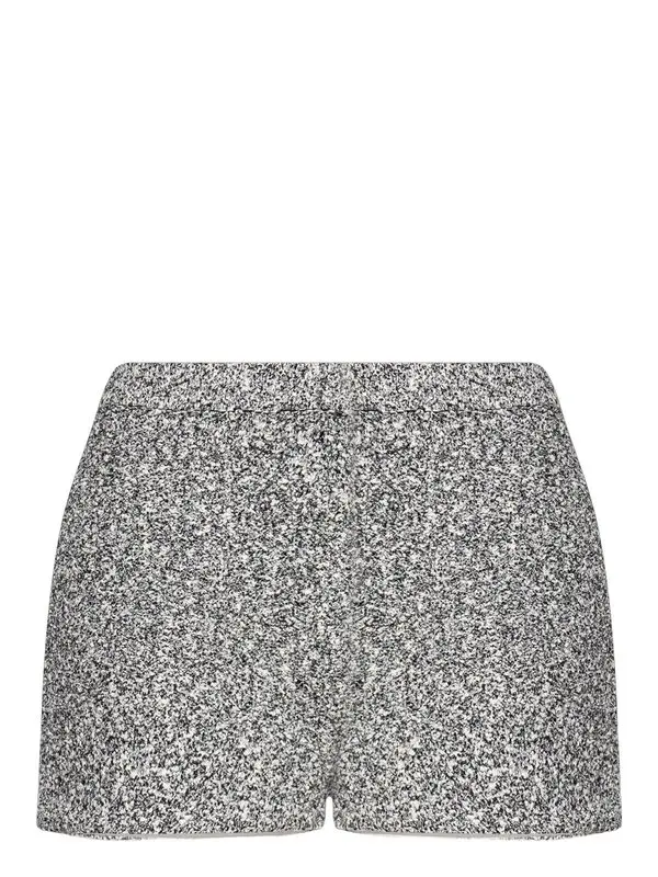 Tory Burch Elastic Waist Shorts - Grey