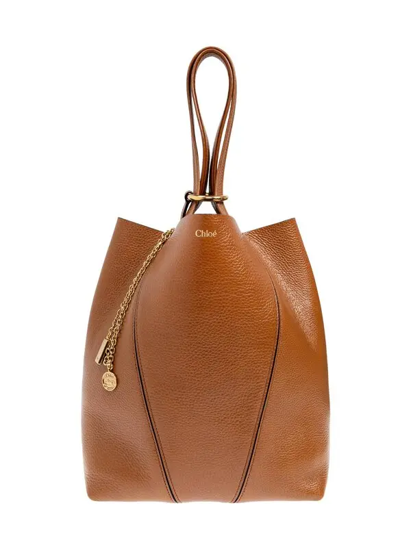 Chloé Spin Medium Shopper Bag - Brown