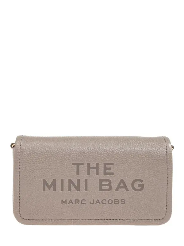 Marc Jacobs The Mini Marc Shoulder Bag - Beige
