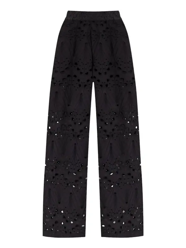 GESTUZ Lacework Trousers - Black