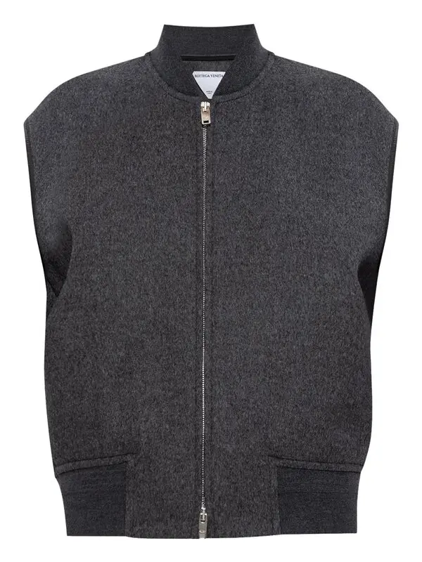 Bottega Veneta Wool Vest - Grey