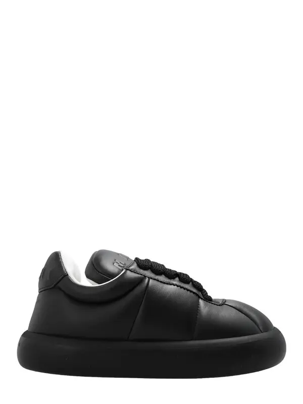 Marni Quilted Leather Sneakers - Black