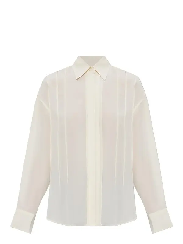 Victoria Beckham Silk Shirt - Cream