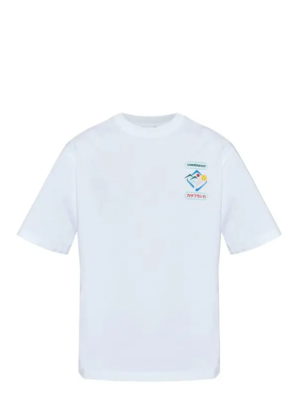 Casablanca T-shirt With Logo - White