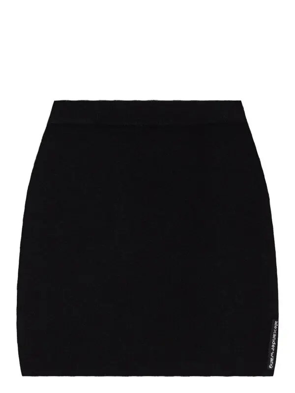 Alexander Wang Short Wool Skirt - Black