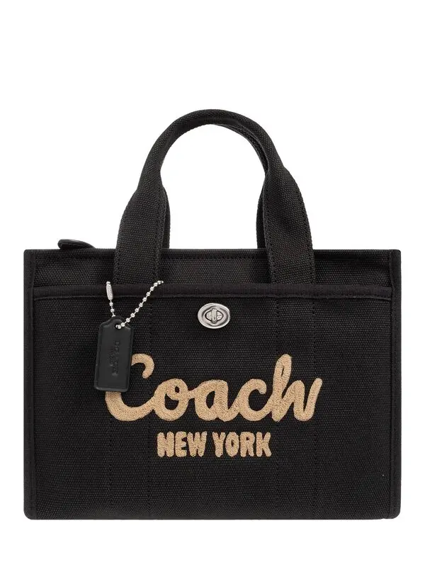 Coach Shoulder Bag With Logo - Black