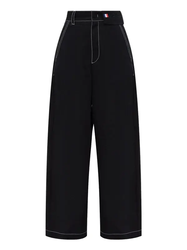 Moncler 8 Palm Angels Wide-leg Trousers - Black