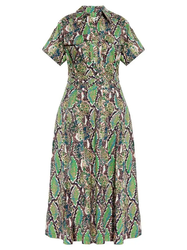 Diane Von Furstenberg Hadara Midi Dress - Multicolour