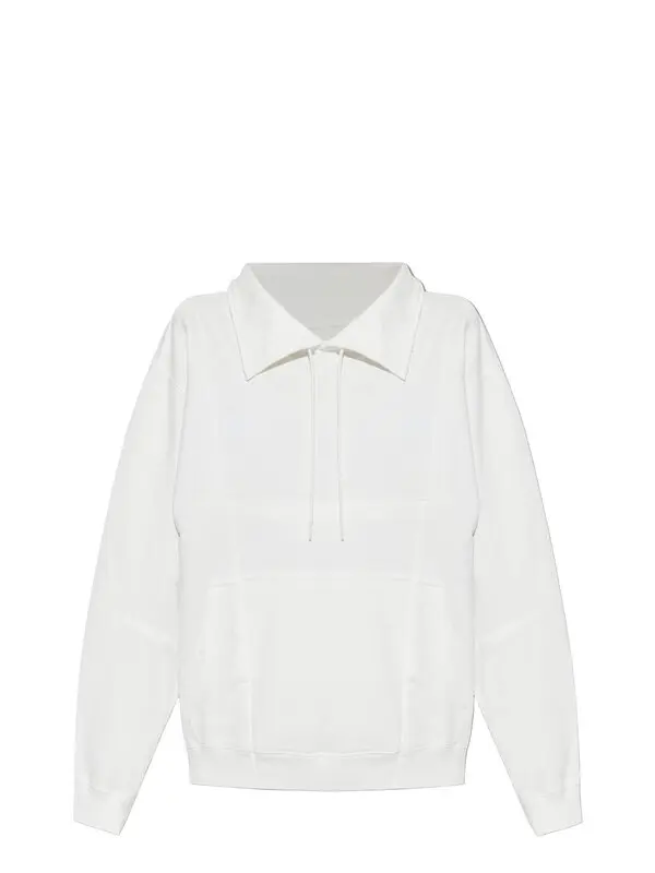 MAISON MARGIELA Stand Collar Sweatshirt - White
