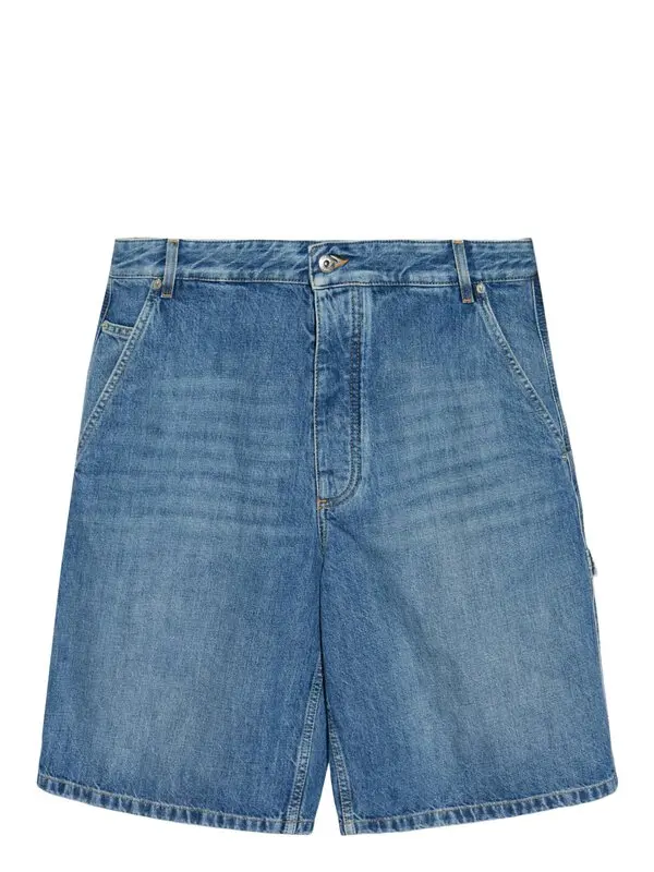 Bottega Veneta Denim Shorts - Blue