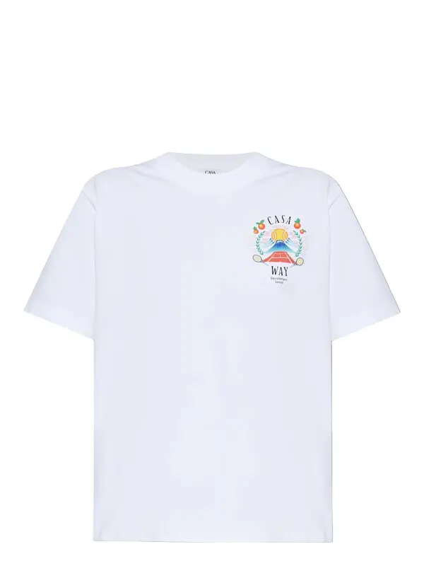Casablanca Logo T-shirt - White