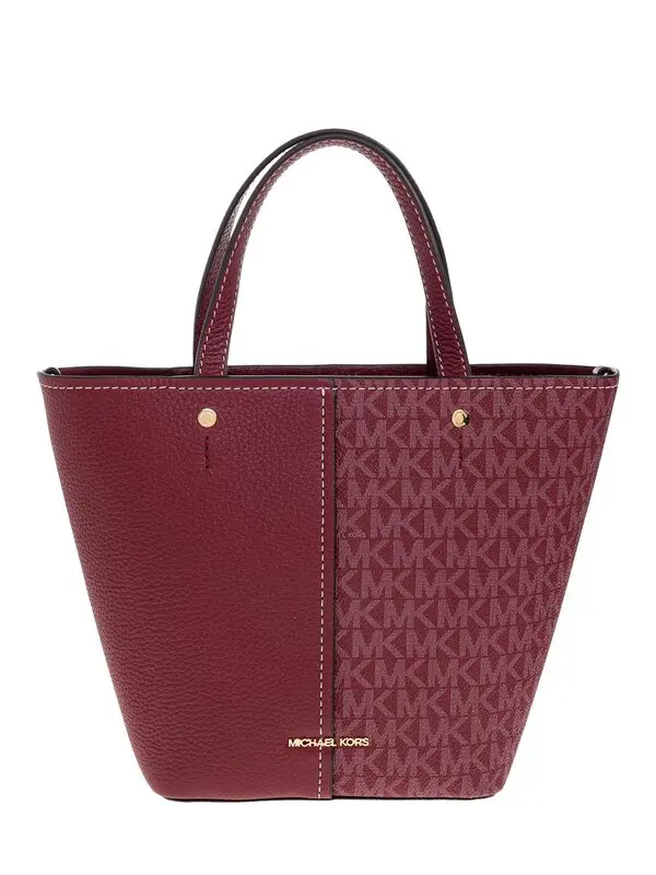 Michael Kors Flora Small Handbag - Burgundy