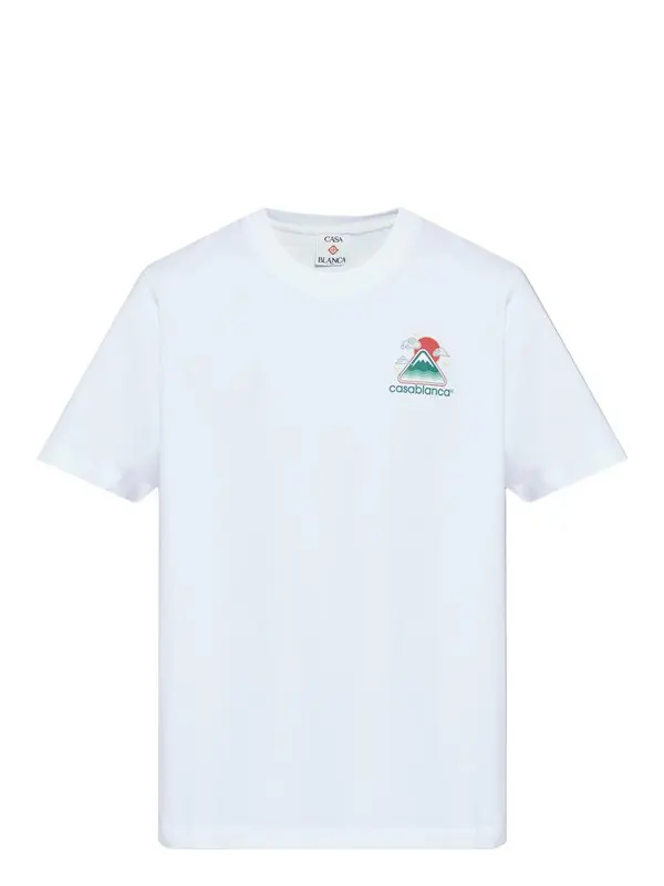 Casablanca T-shirt With Logo - White