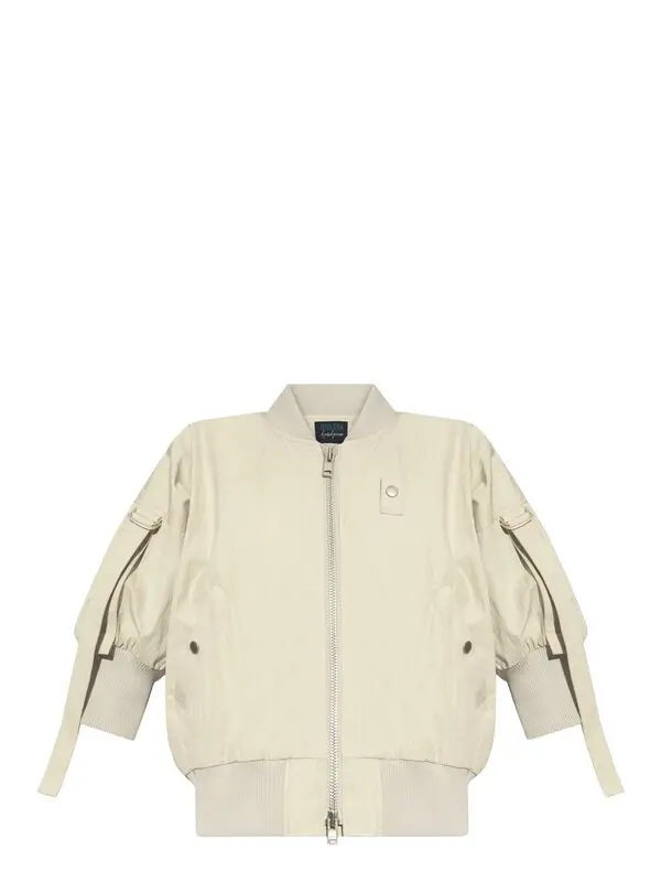 Yohji Yamamoto Cotton-nylon Blend Bomber Jacket - Grey